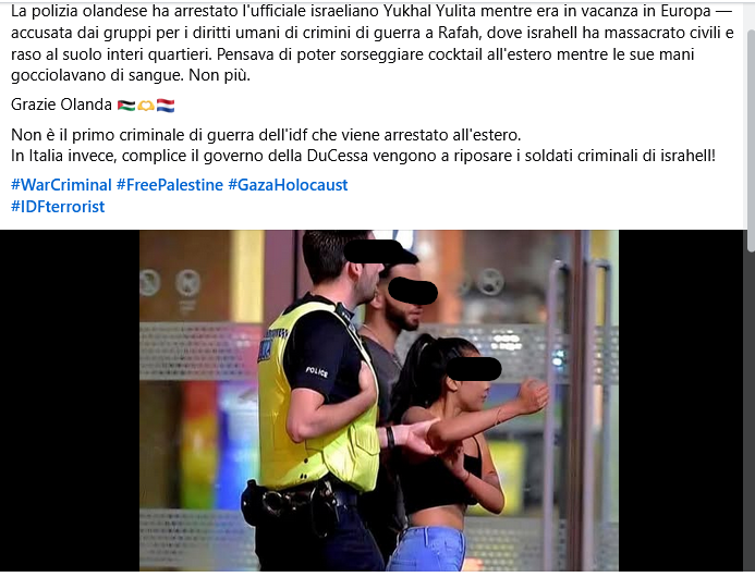 Yukhal Yulita, Marsilia Ehud e il ricco filone fake delle "militanti ...