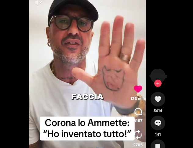 No, non è vero che Corona ha ammesso di essersi inventato le accuse a ...